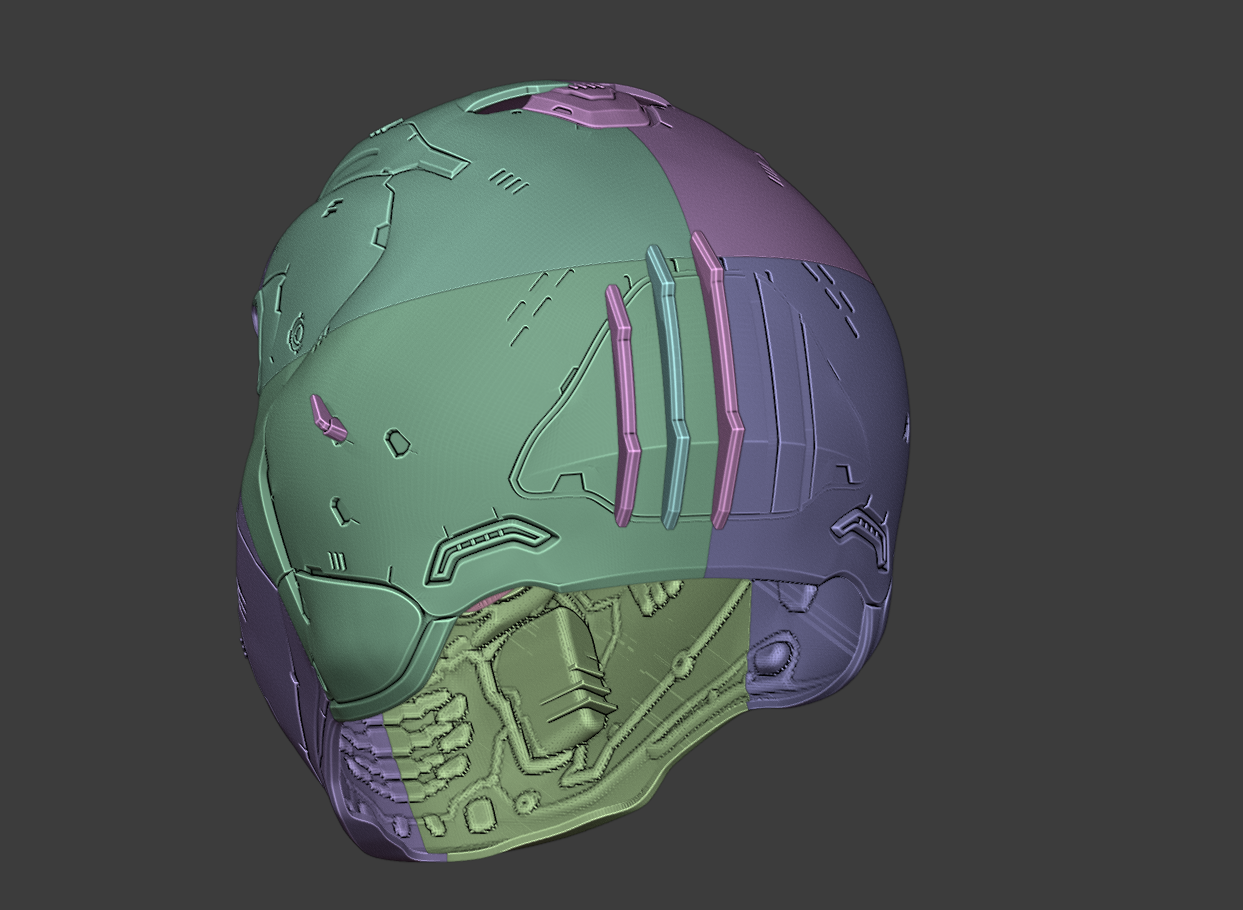 STL file Doom Eternal Helmet 🪖・3D printable model to download・Cults