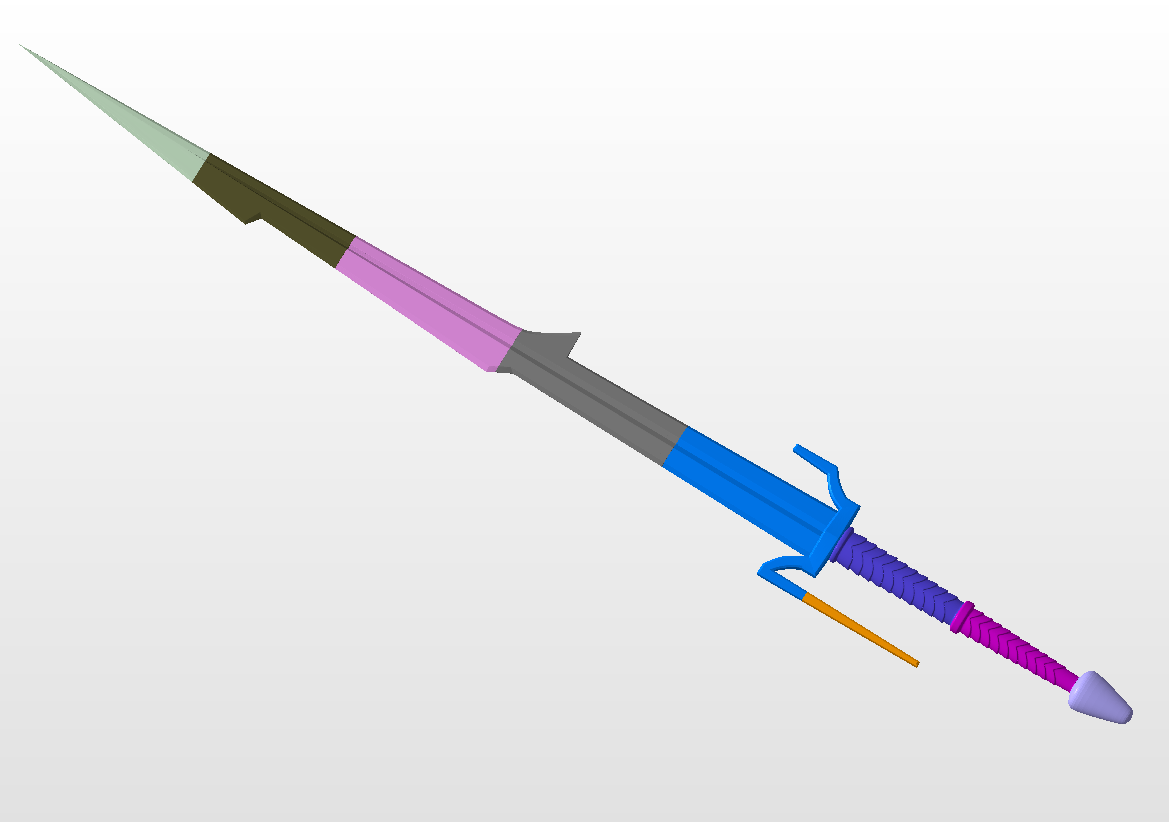 3D file Eredin sword from The Witcher 3 🗡️・Model to download and 3D ...