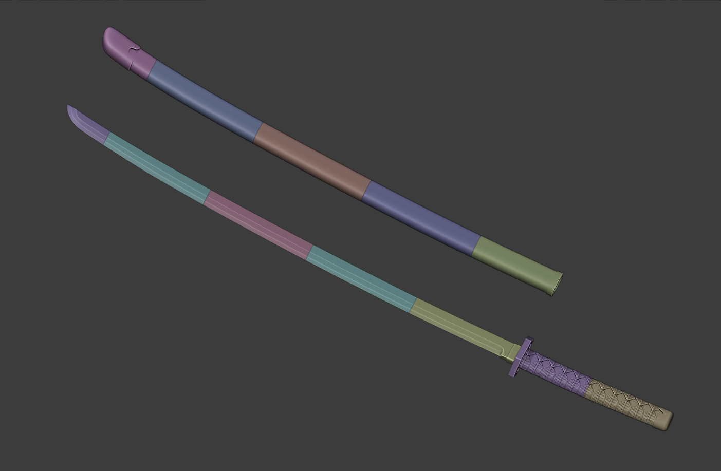 3D file Nichirin Blade from Demon Slayer・3D printable design to ...