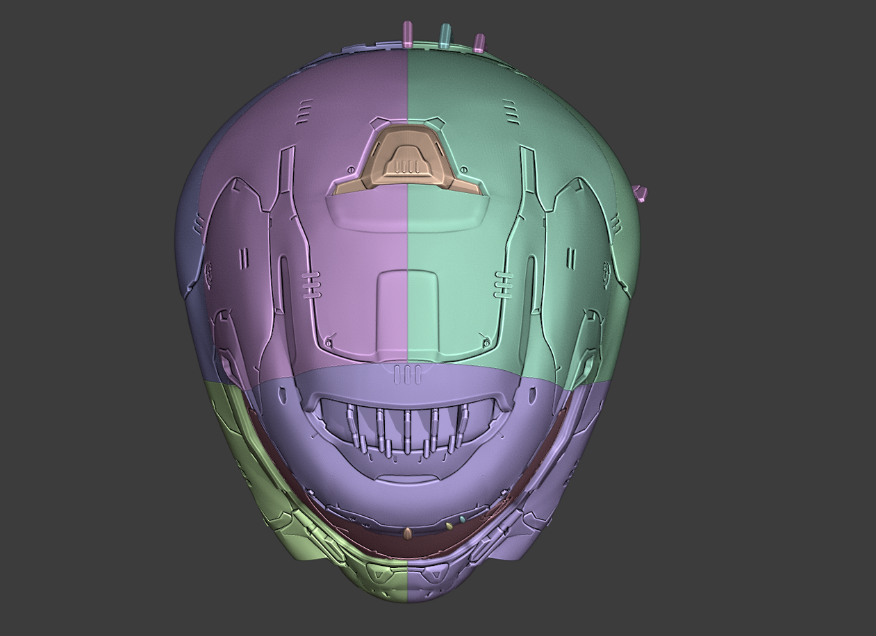 STL file Doom Eternal Helmet 🪖・3D printable model to download・Cults
