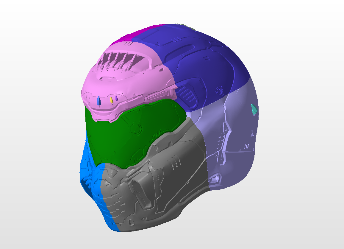 STL file Doom Eternal Helmet 🪖・3D printable model to download・Cults