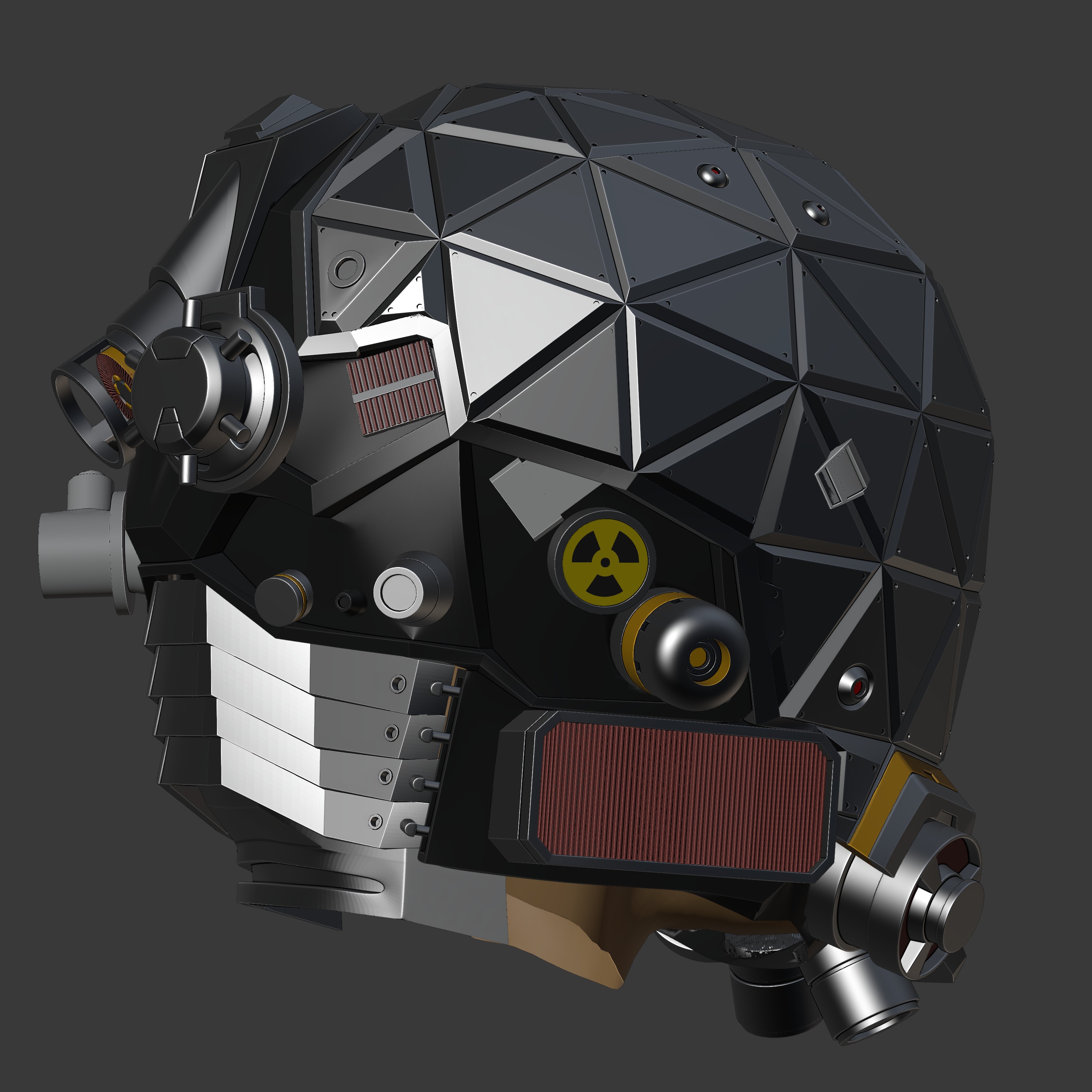 STL file Morgan Yu Helmet from Prey 🪖・3D printable model to download・Cults