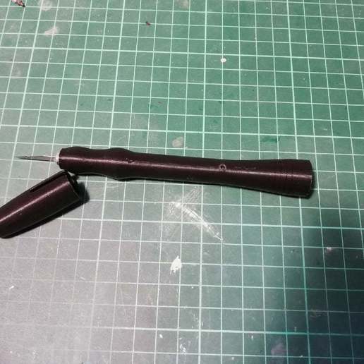 Download free STL file Ergonomic craft knife handle • 3D print model ...