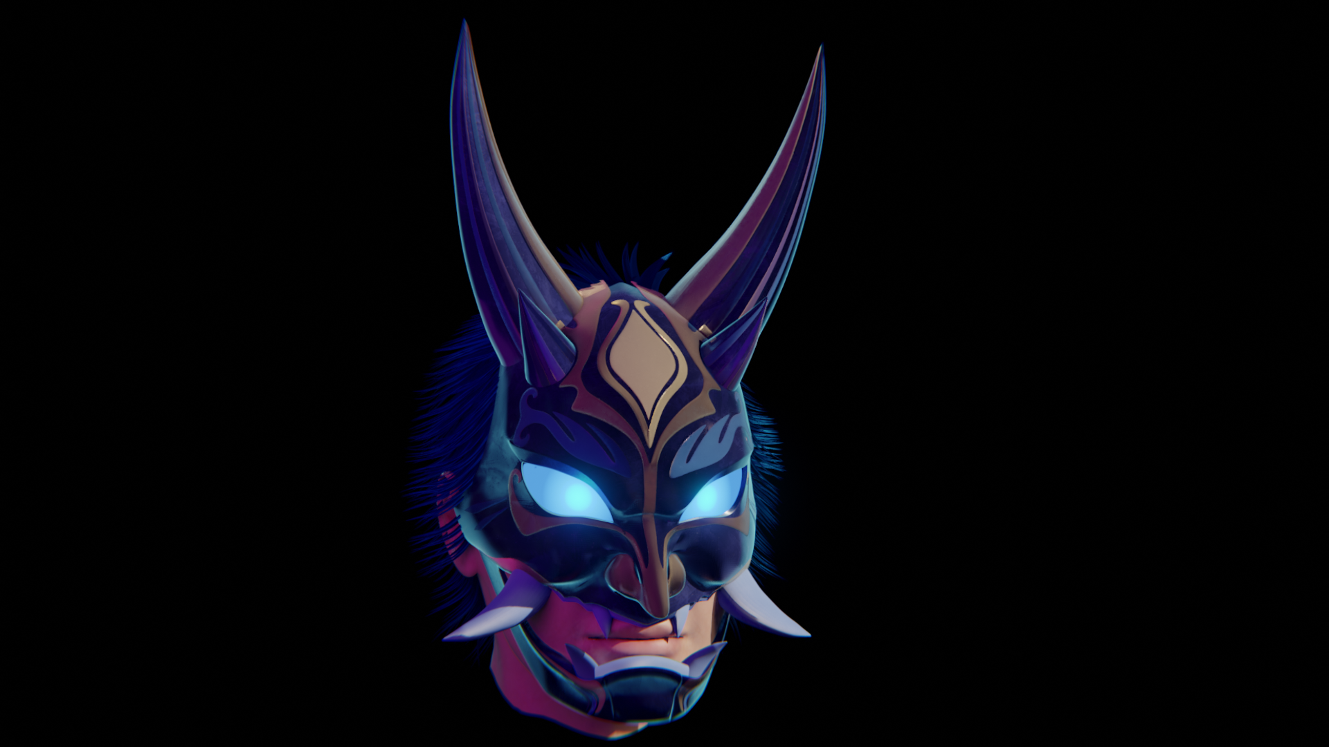 STL file Xiao mask from Genshin Impact 💭・Model to download and 3D print ...