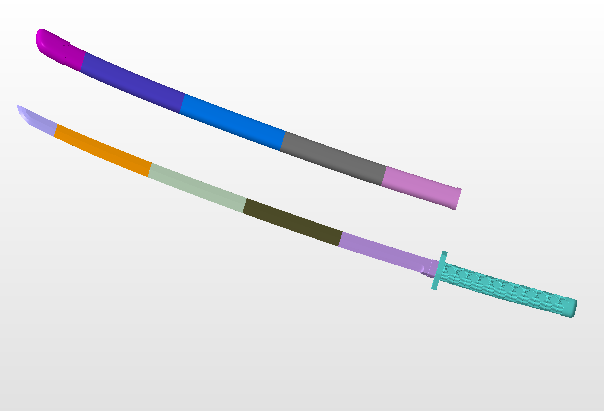 3D file Nichirin Blade from Demon Slayer・3D printable design to ...