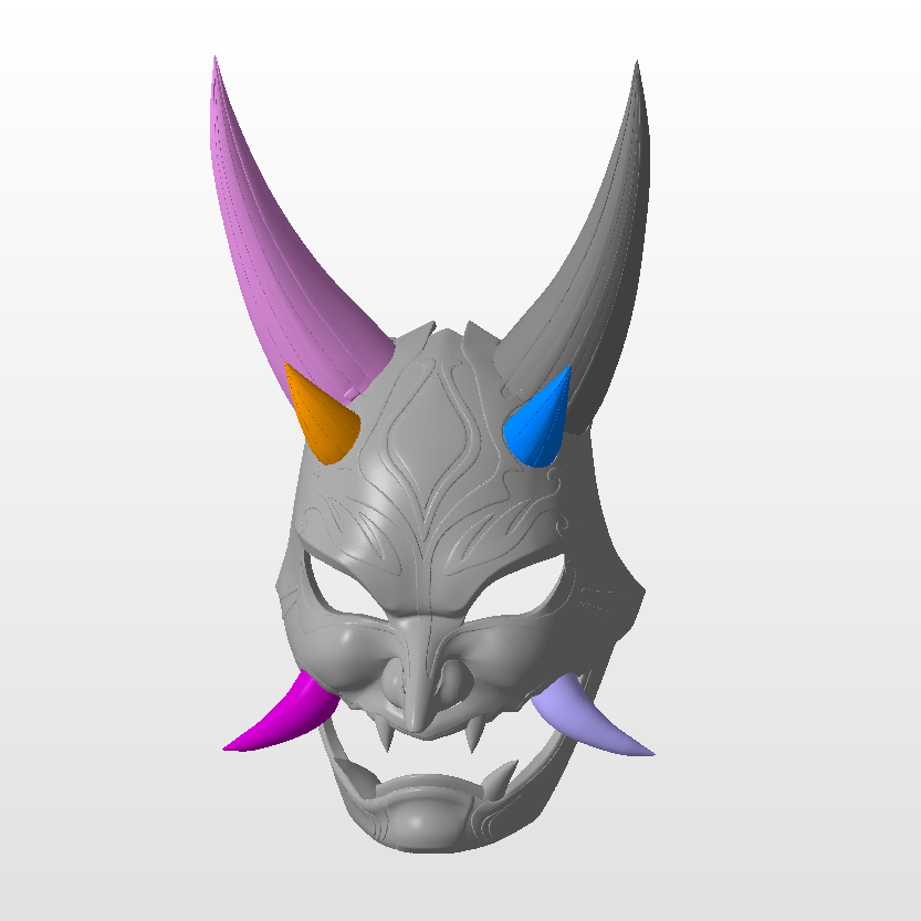 STL file Xiao mask from Genshin Impact 💭・Model to download and 3D print ...