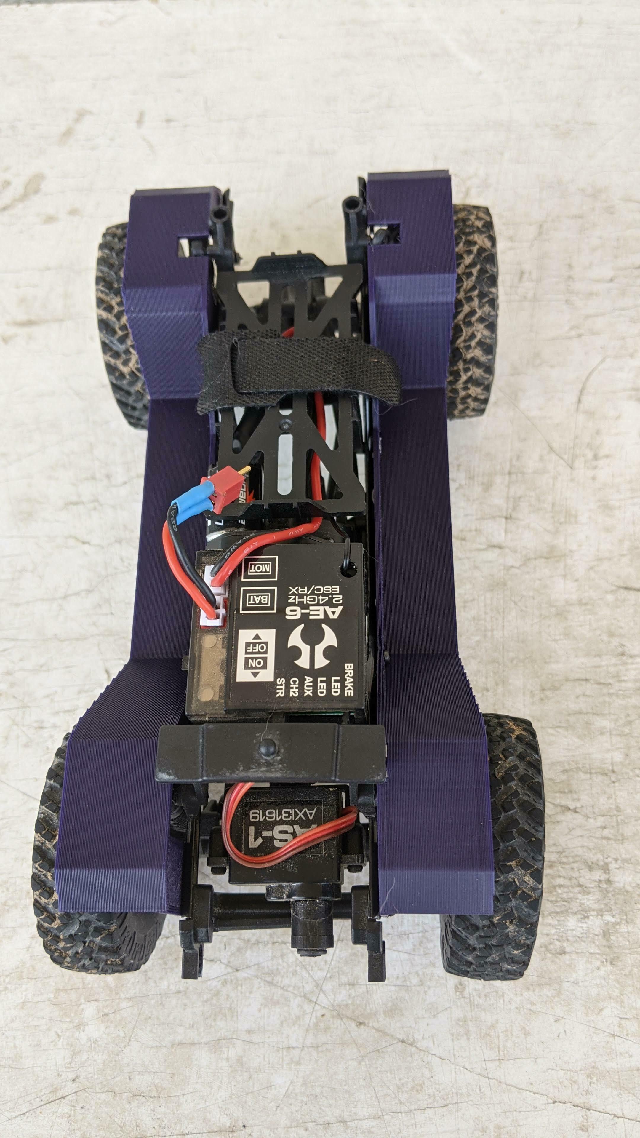 STL file axial scx24 Rubicon fender , axial scx24 cover wheels・3D print ...