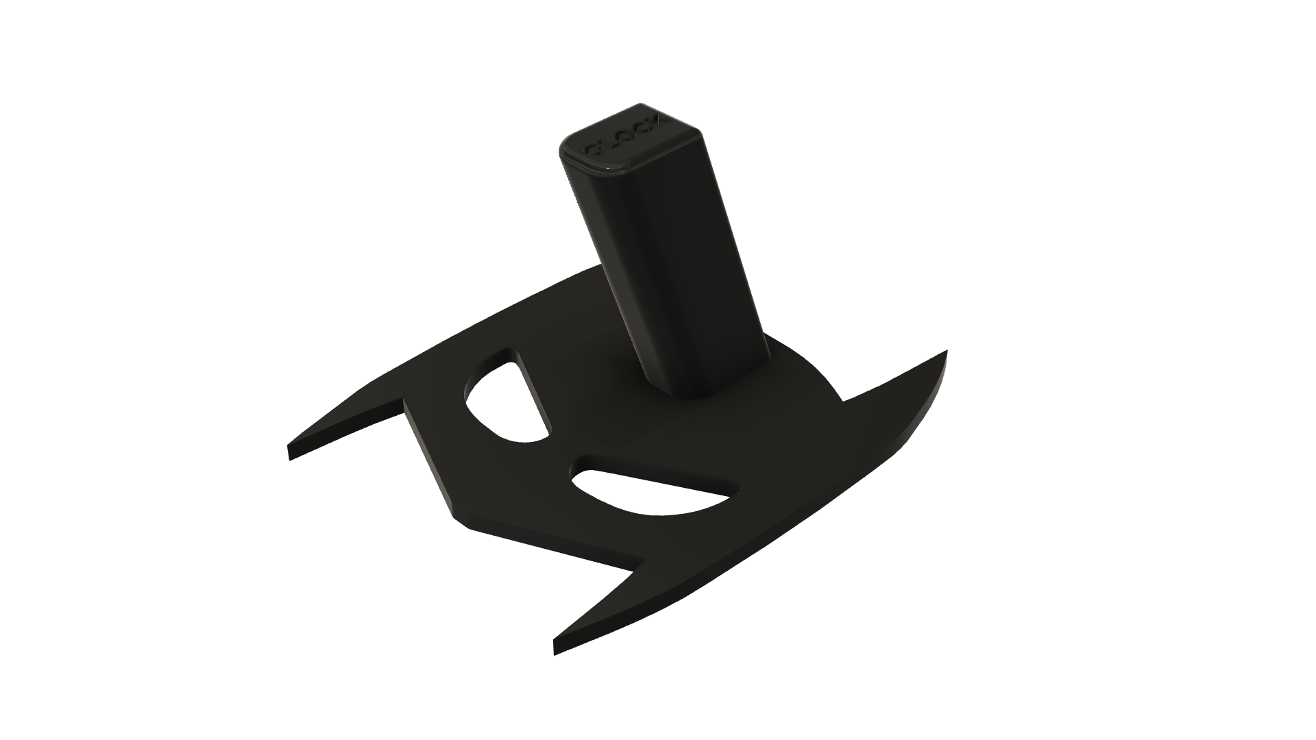 3D file Batman mount (Glock, 1911, Hi-Capa, M9)・3D print model to ...