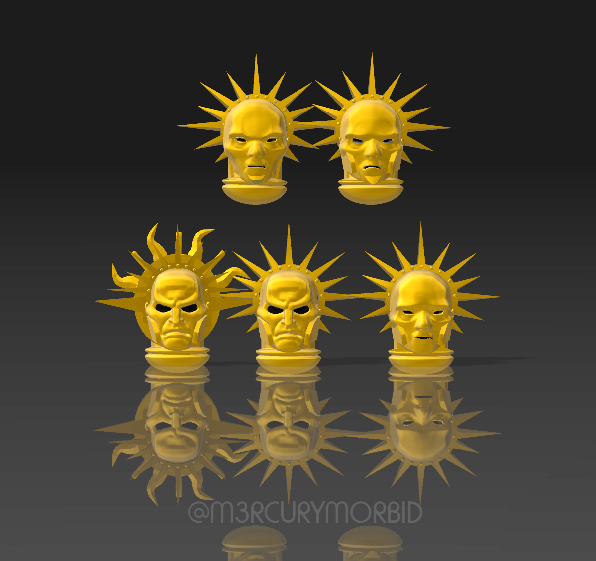 Free 3D file Bloody Death Angel Masks 👼・3D printer design to download・Cults