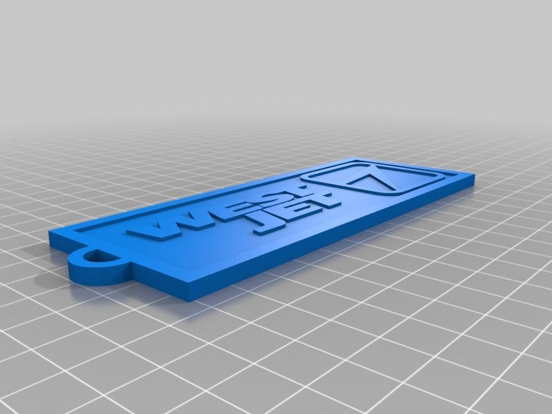 Free STL file WestJet Tag・Template to download and 3D print・Cults