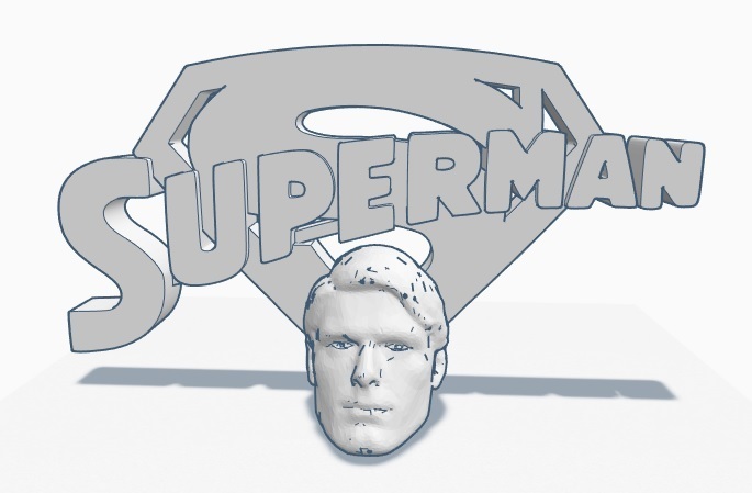 Free STL file Superman logo and bust 🦸‍♂️・3D printable model to ...