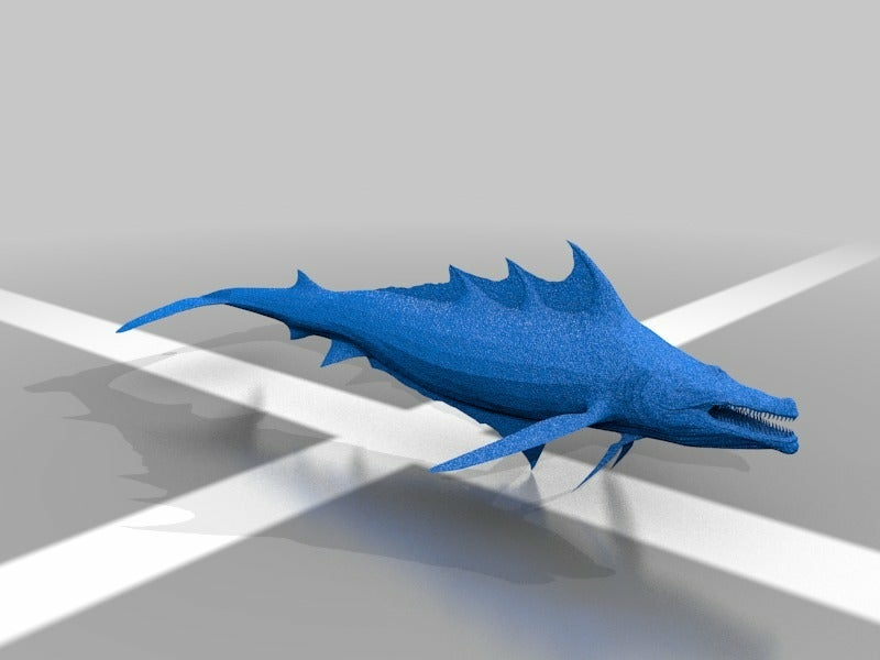 Free STL file Sea Monster 👹・3D printer design to download・Cults