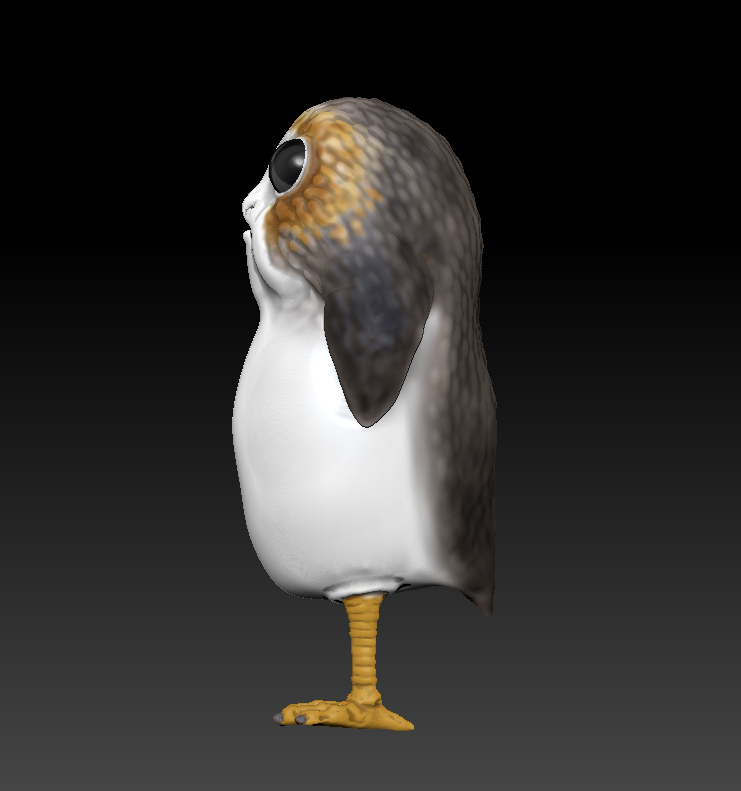 Free OBJ file Porg ・3D printer design to download・Cults