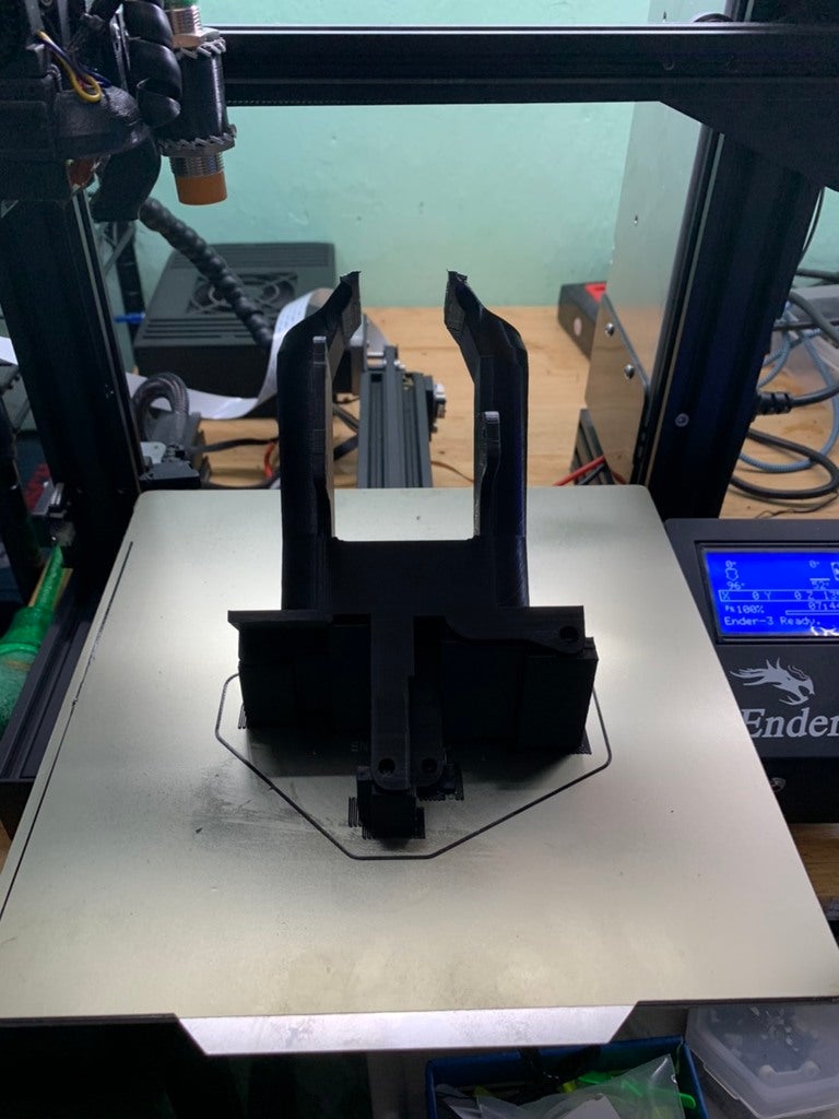 Free STL file Ender 3 Pro Dual Fan Duct 5015 support direct drive・3D printing design to download ...