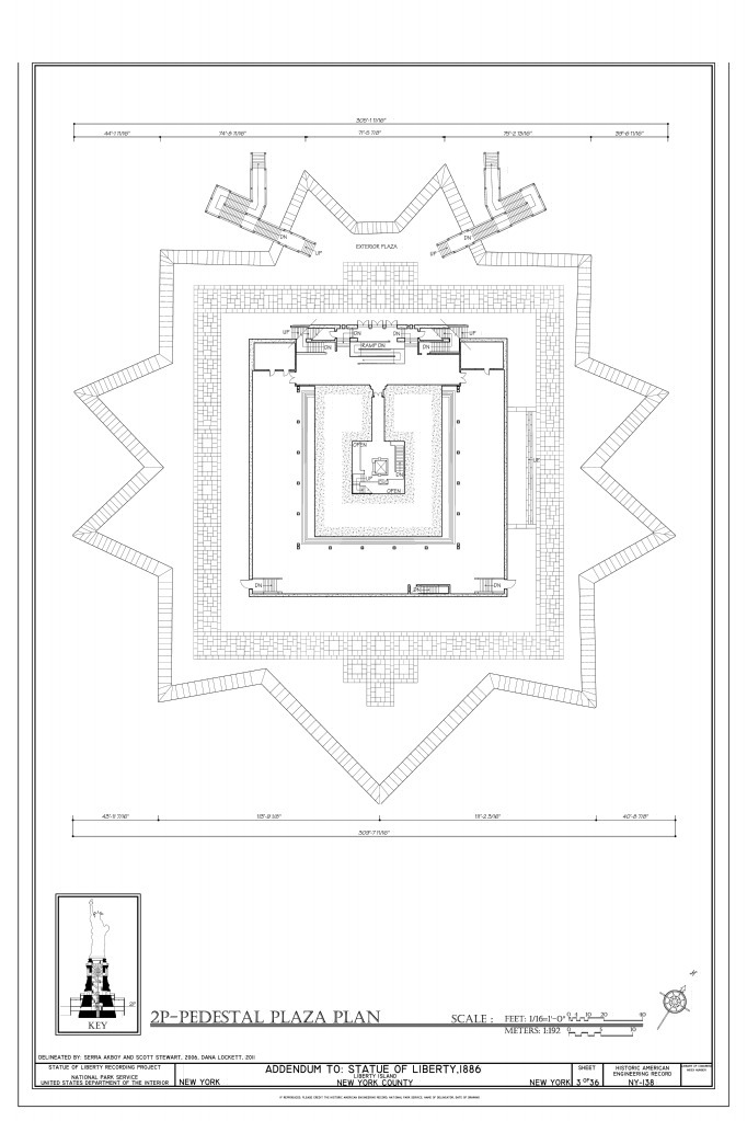 Free 3D file Fort Wood Plinth for Statue of Liberty & Base Building ...