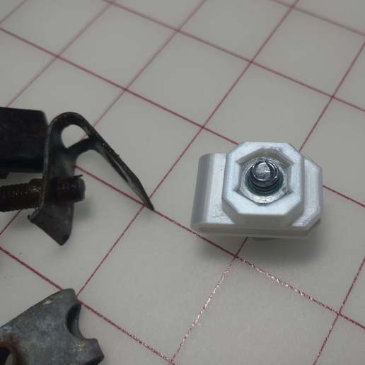 Download free 3D model License Plate Hardware Clip "U-Nut" ・ Cults