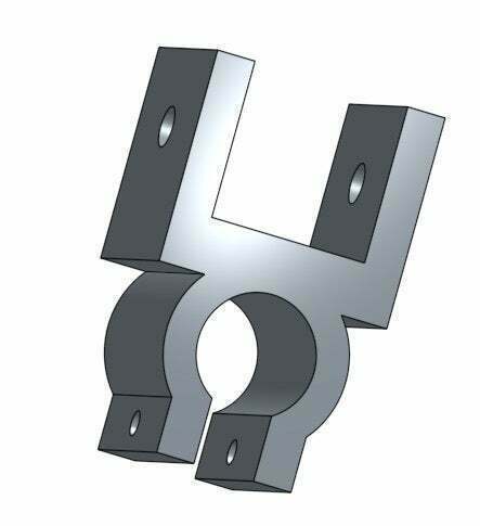 Fichier STL gratuit Support SC8UU pour l'extrusion 2020・Design pour ...