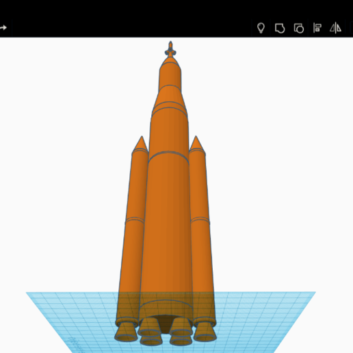 Download free STL files artemis rocket SLS ・ Cults
