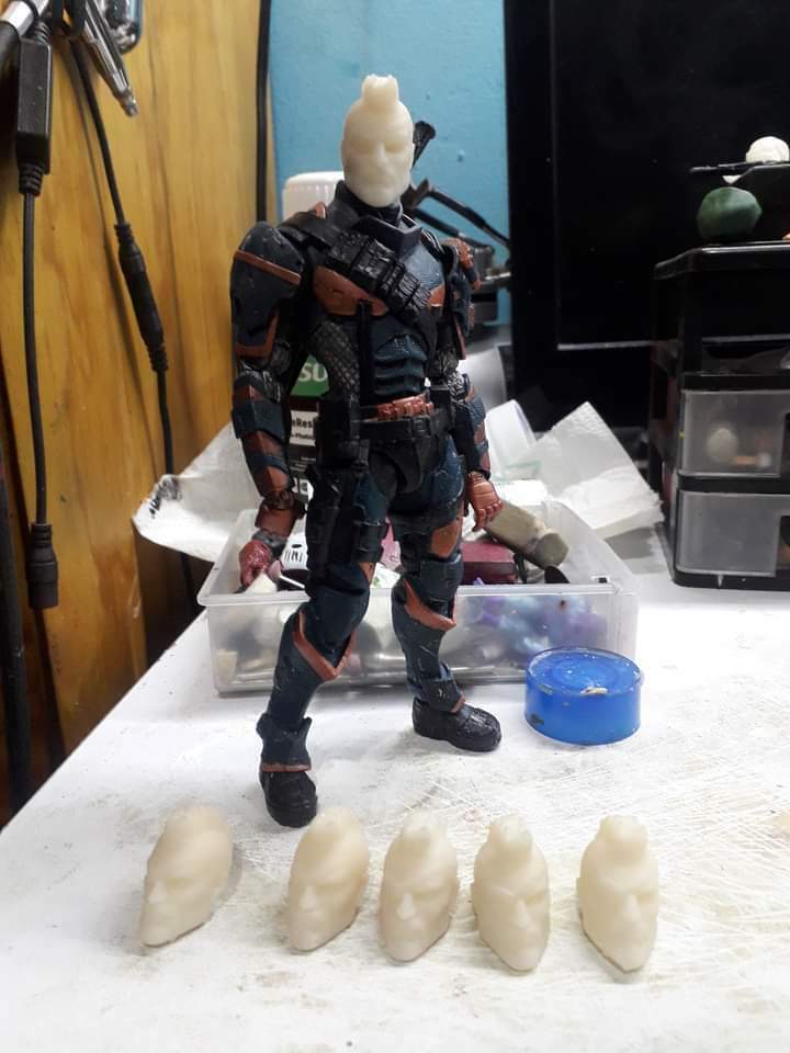 STL file Deathstroke Joe Manganiello action figure mcfarlane head・3D ...