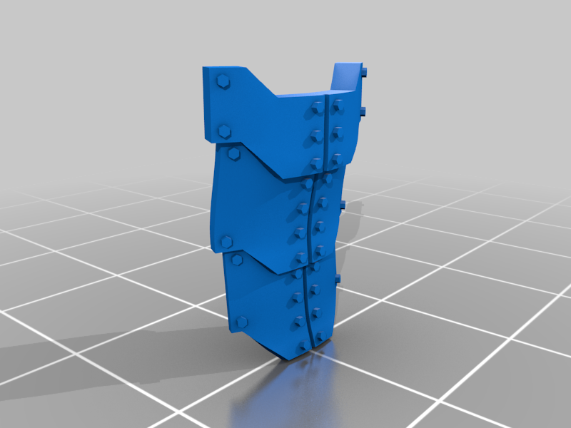 Free STL file Tartar Armor for Armored Bear Magnetized 🐻・Template to ...
