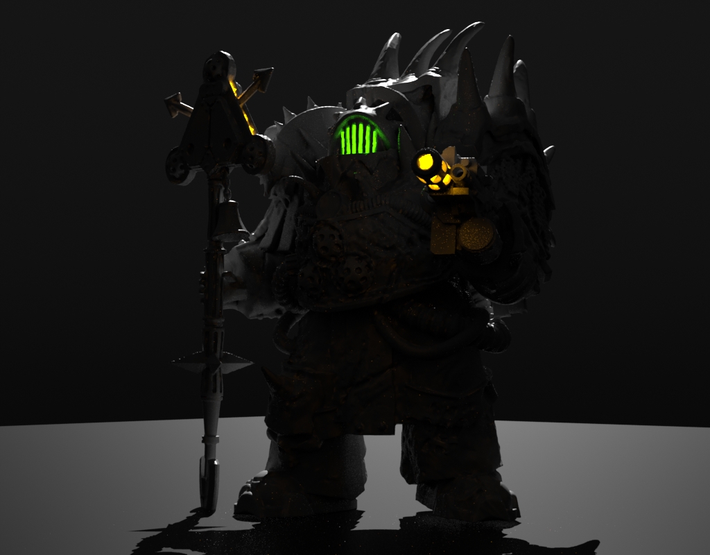 Free 3D file Sickly Space Wizard in Death Machine Armor 🛰・3D printable ...