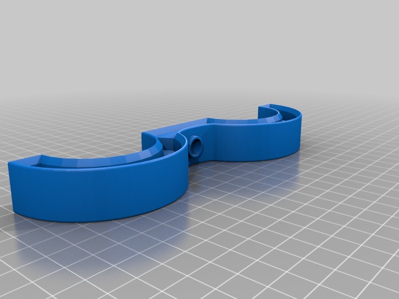 Free 3D file Double Clamp 50mm Pipe 🗜️・Design to download and 3D print ...