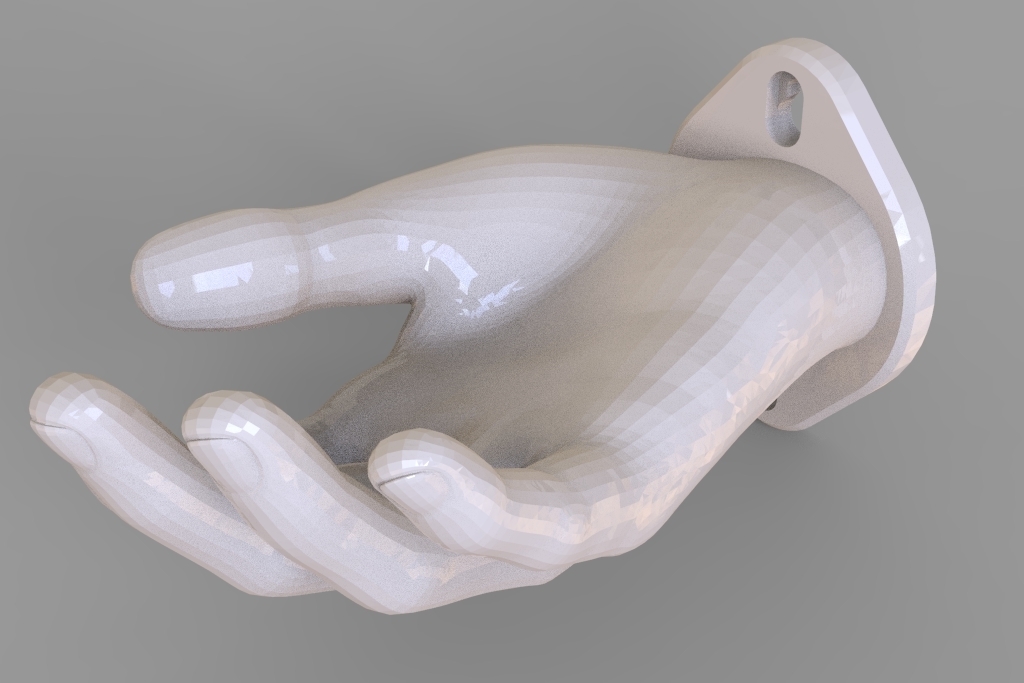 STL file hand・3D printer model to download・Cults