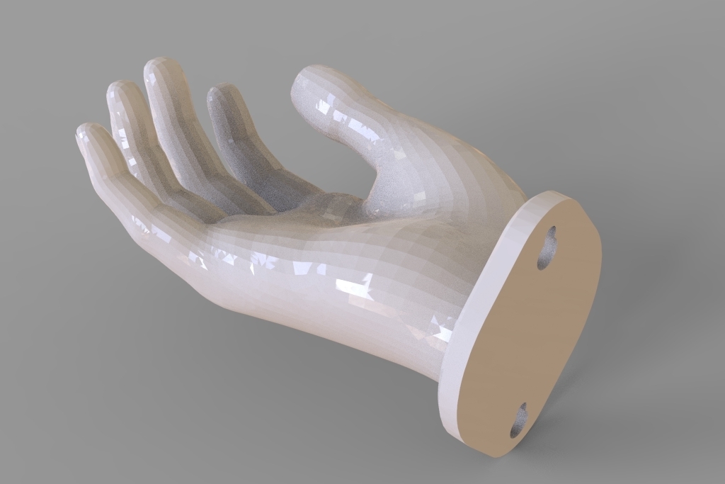 STL file hand・3D printer model to download・Cults