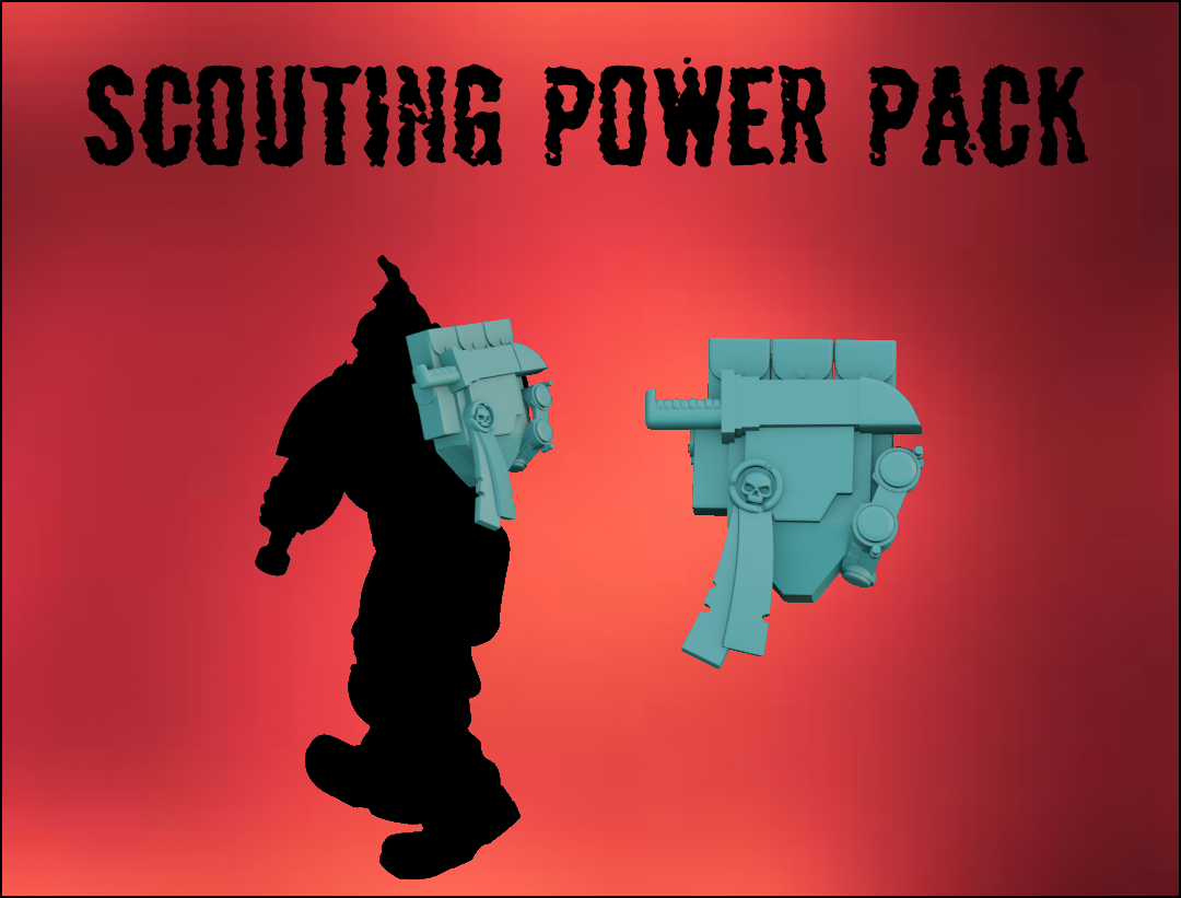 Free STL file Scouting power pack・3D print model to download・Cults