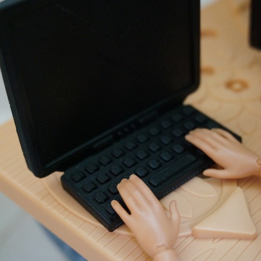 Download 3D print files Doll Desktop Computer ・ Cults