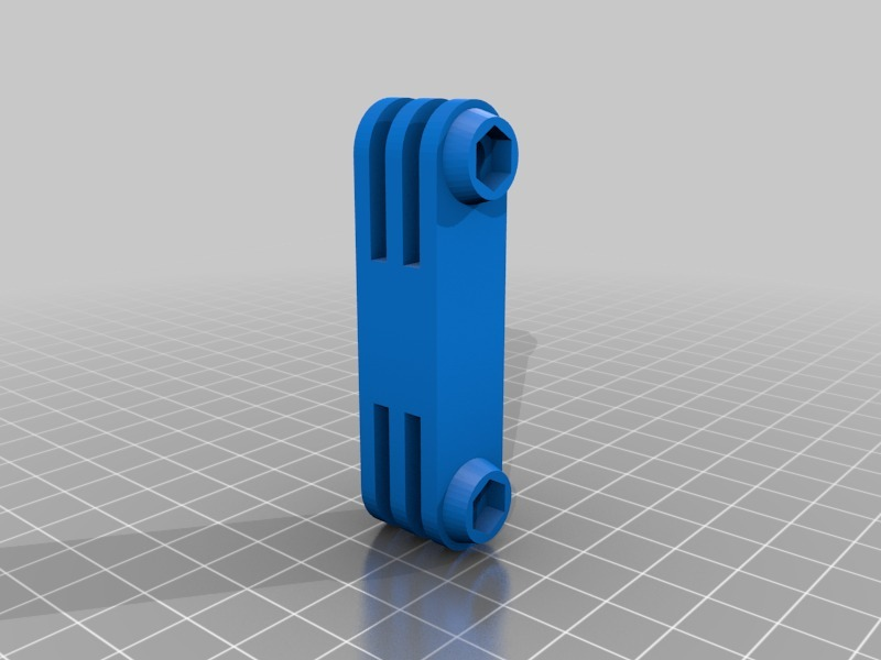 Free 3D file GoPro 2 ways & 3 ways link・Object to download and to 3D ...