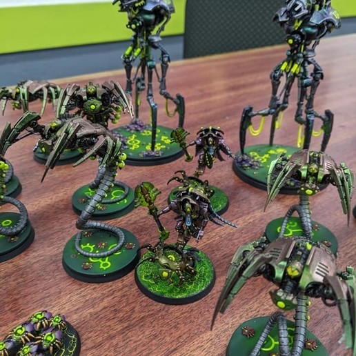 Télécharger fichier STL Necron Base-Toppers avec Scarabs • Plan pour ...