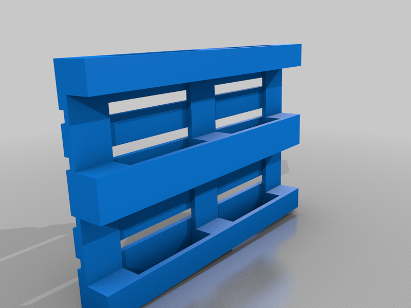 Free STL file European Pallet 800x1200・Object to download and to 3D ...