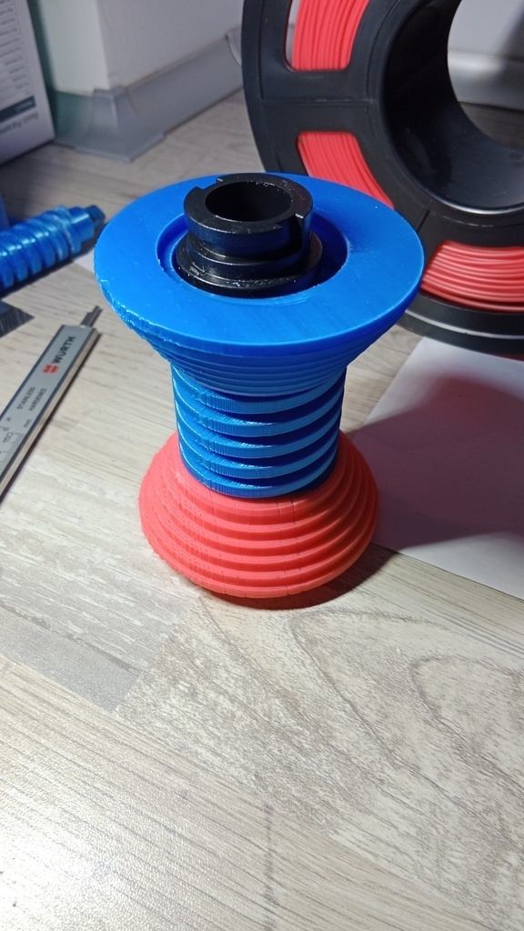 STL file adaptable filament support Ender 3 v2・3D printing template to ...