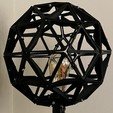 Download STL file Geodesic Sphere Lamp Shade • 3D print design ・ Cults