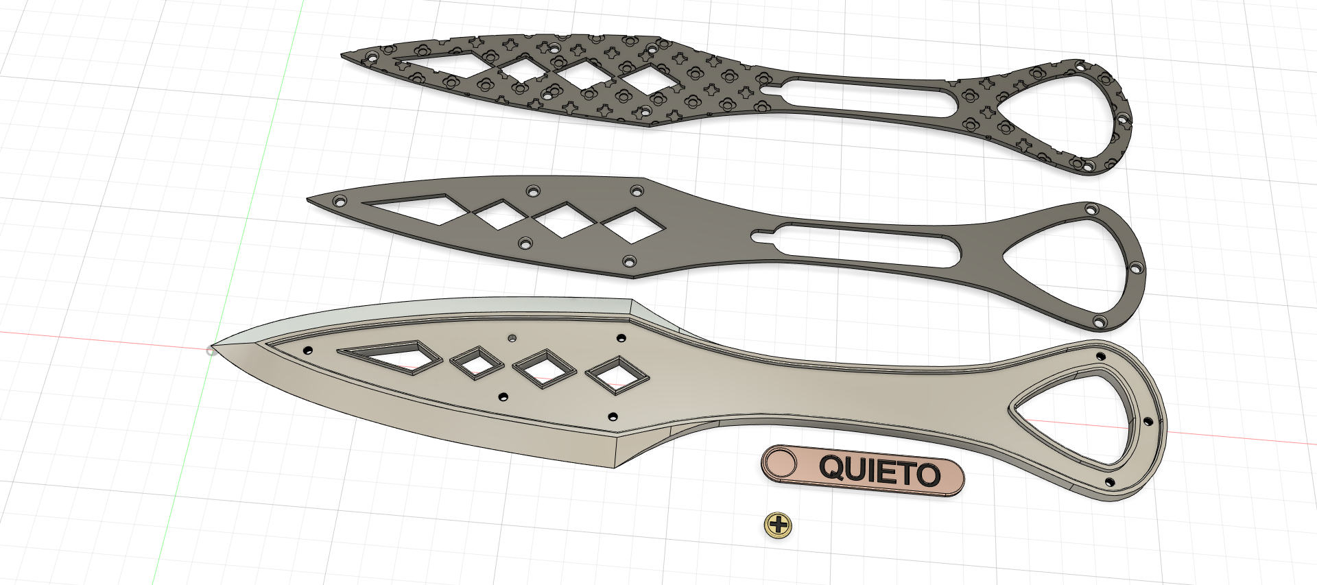 Free STL file Wraith Kunai 👽・3D printable design to download・Cults