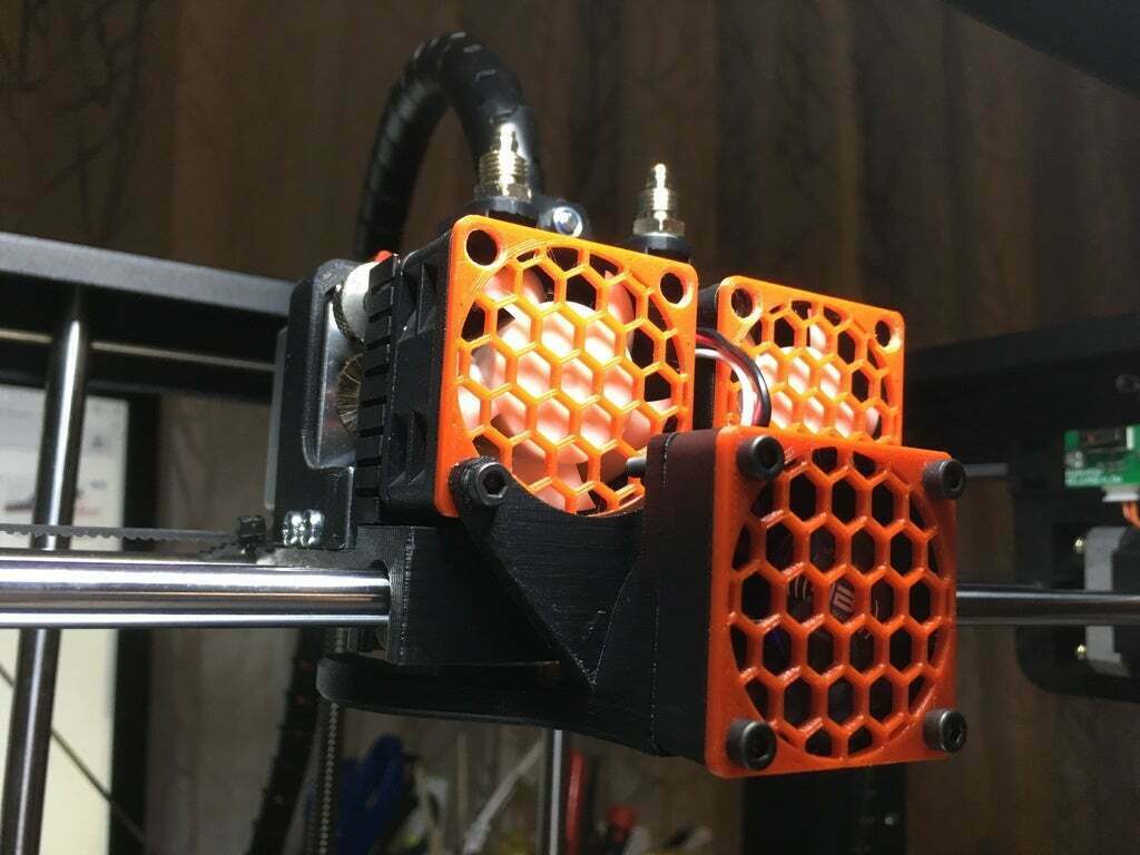 Free STL file Malyan M180 and Flexion Dual Extruder X-Carriage・3D print ...