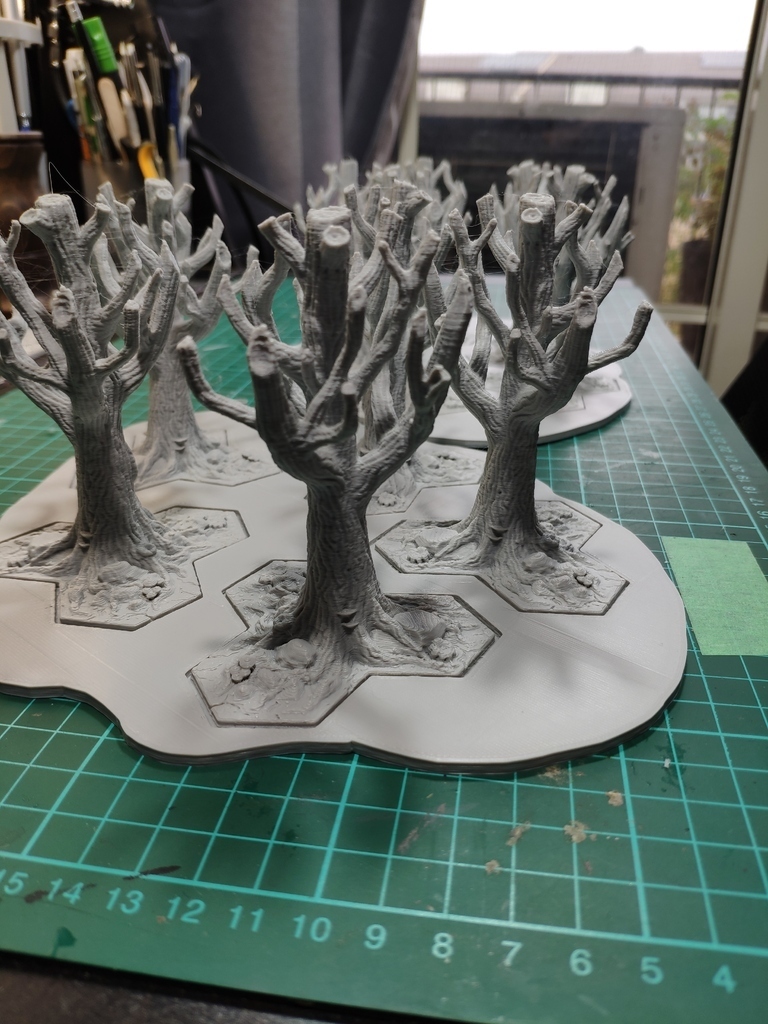 Free 3D file Wargaming forest base template・3D printer model to ...