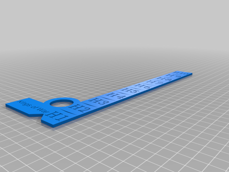 Free 3D file Kings of War and Vanguard measuring stick・Model to ...