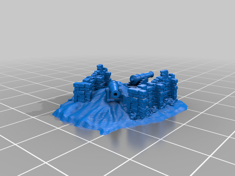 Free 3D file Fantasy Naval Fortifications 🧸・3D printing template to ...