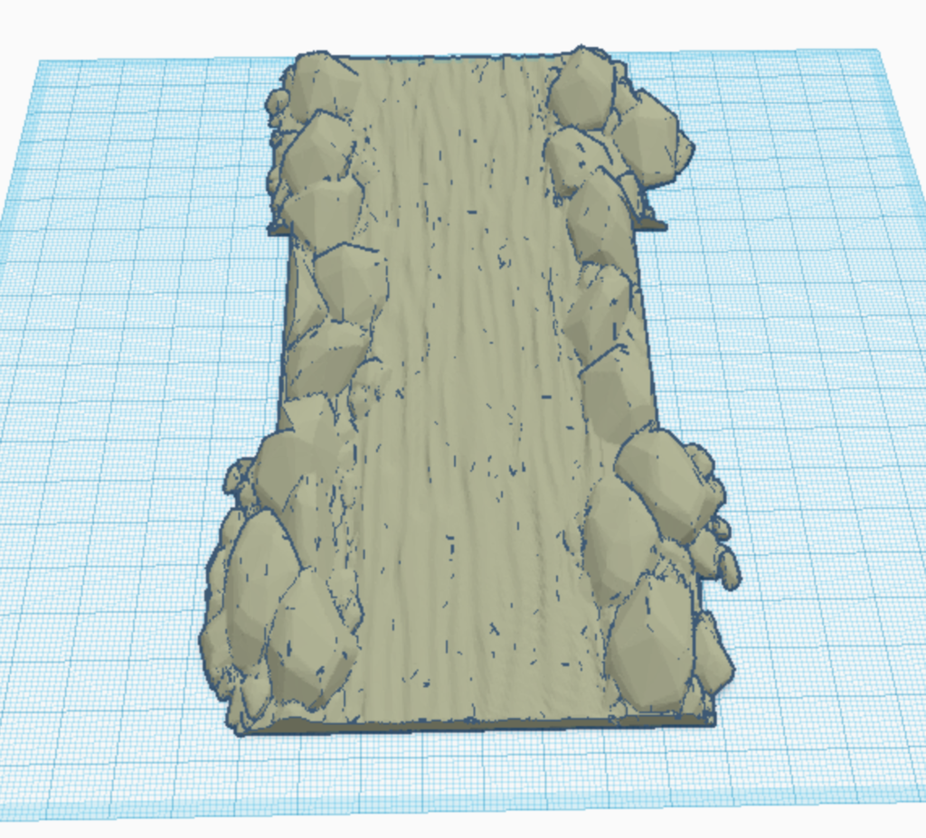 Free 3D file 28mm river with rocky edge and bridge cutout 🌉・3D ...