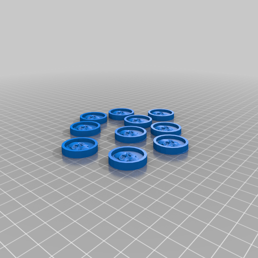 Free 3D file Kings of War Bluff Token set・3D printable design to download・Cults