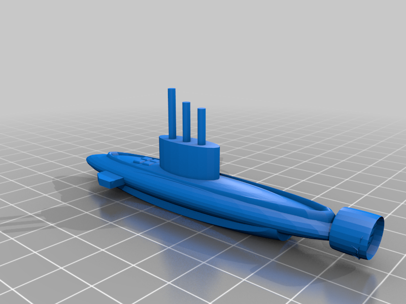 Free 3D file Submarine 2 v1.a・3D printing design to download・Cults