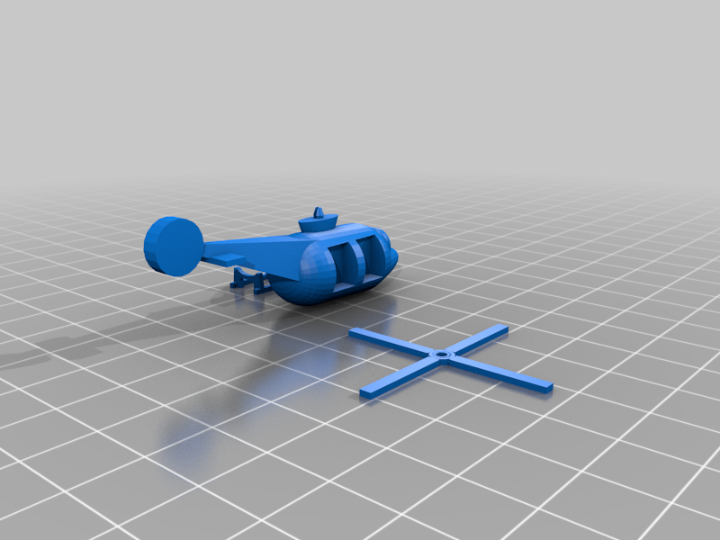Free 3D file Helicopter v1.a final・Model to download and 3D print・Cults
