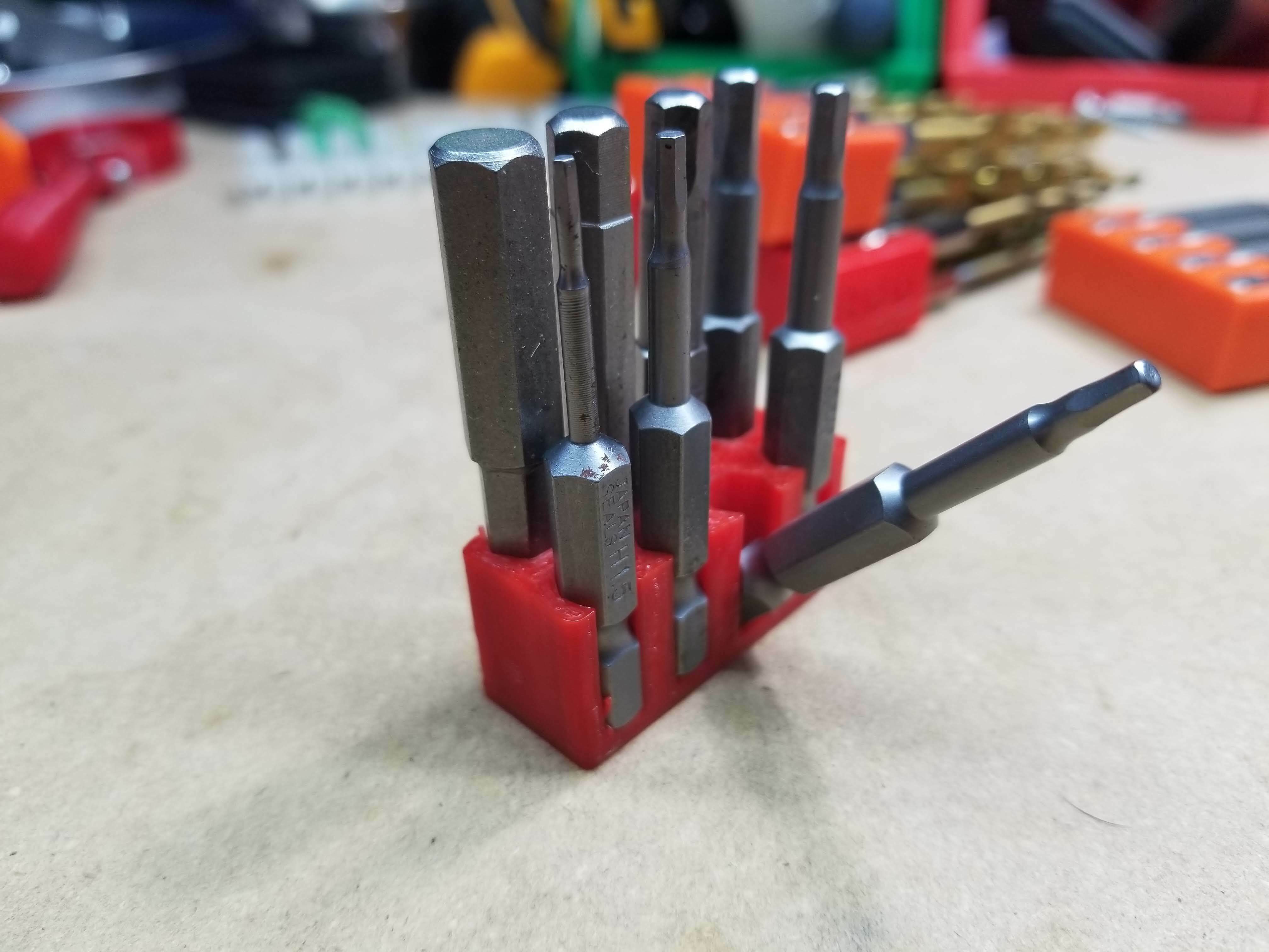 Free STL file Rodam Simple Hex Bit Holder・3D printer model to download ...