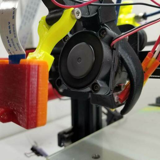 Download free STL file Mitten Fan PiCam Holder (RODAM) • 3D printer ...