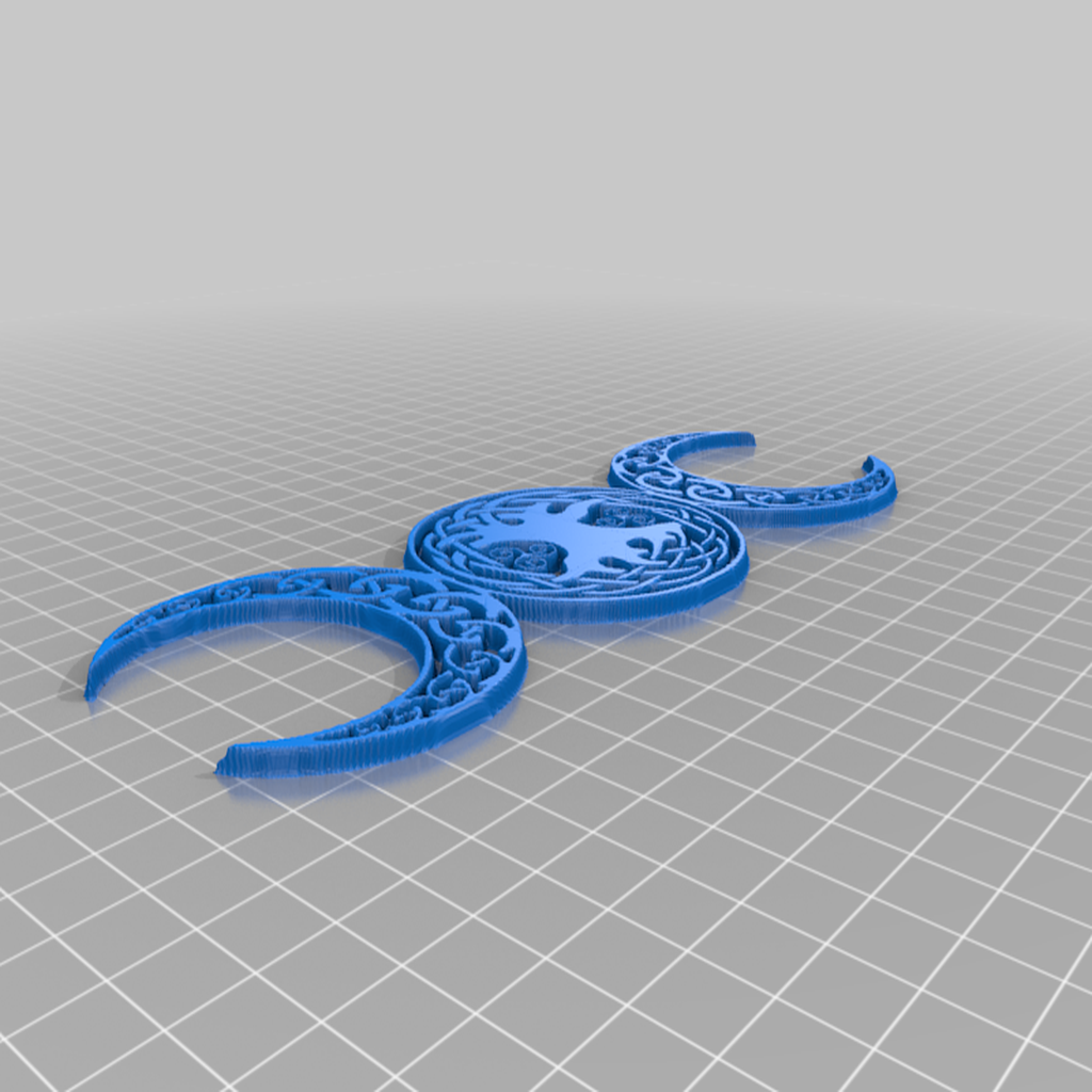 Free STL file Triple Goddess Moons 🧙‍♀️・3D printable model to download ...