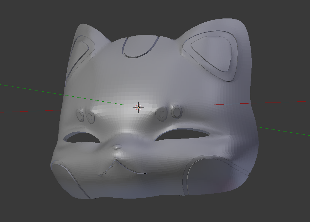 STL file Asian Style Cat Mask 🐱・3D printing model to download・Cults
