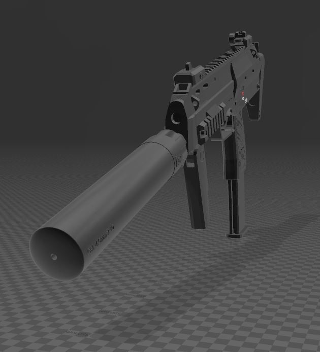 STL file Heckler & Koch mp7 A1・3D print object to download・Cults