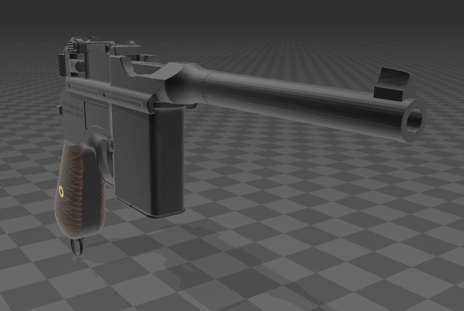 Descargar archivo 3MF gratis Mauser C96 • Objeto para imprimir en 3D ...